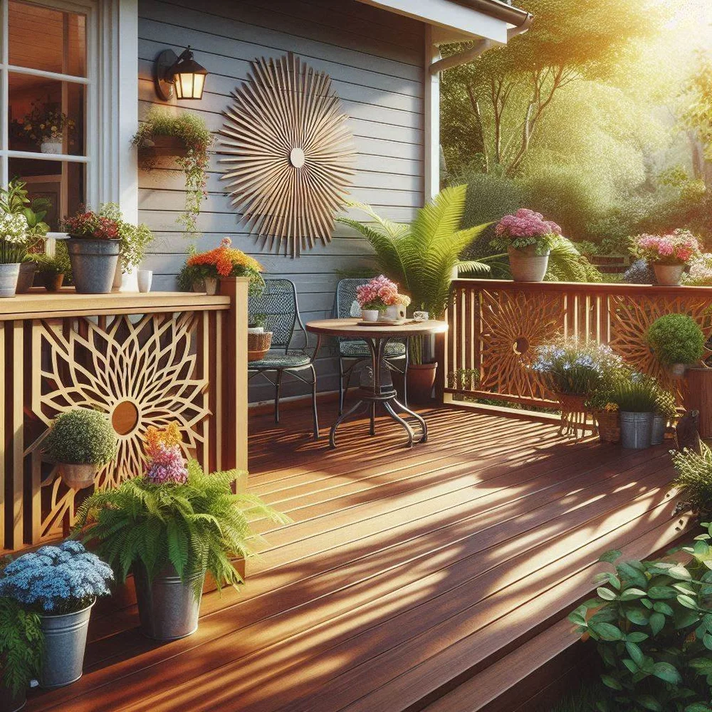 15 Wood Deck Railing Ideas to Inspire You