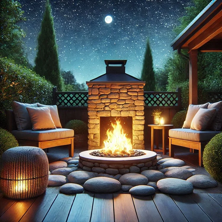 15 Small Outdoor Fireplace Ideas for Cozy Nights