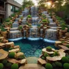 15 Stunning Waterfall Pool Ideas for Backyard Bliss