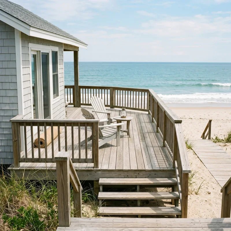 15 Beach Deck Ideas for Relaxing Coastal Outdoor Spaces