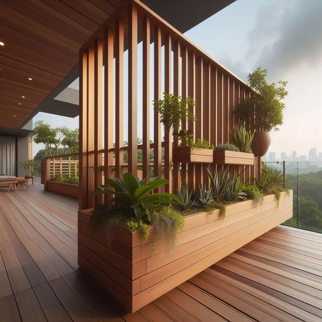 15 Wood Deck Railing Ideas to Inspire You