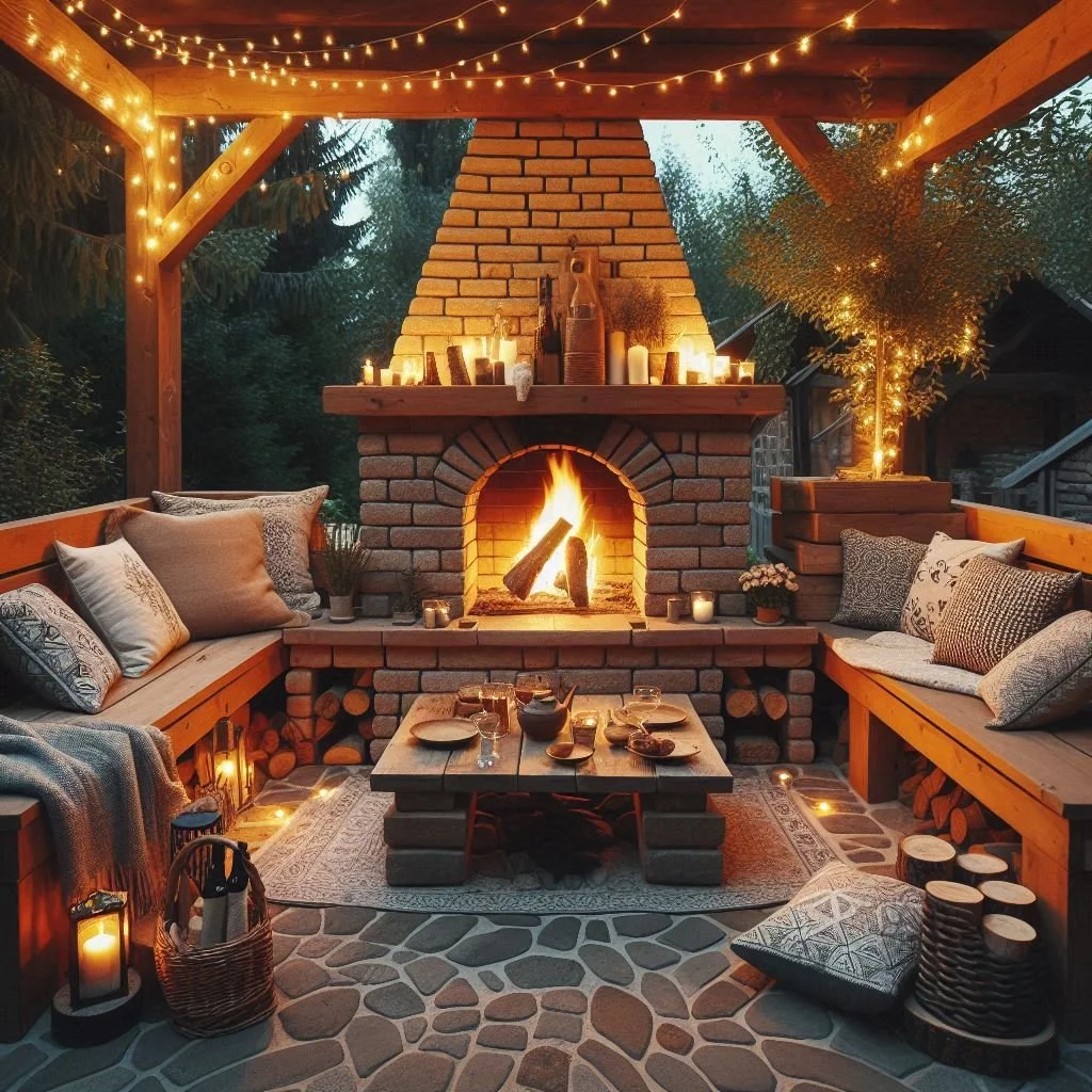 15 Outdoor Fireplace Ideas to Enhance Your Backyard