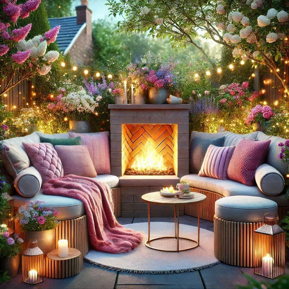 15 Small Outdoor Fireplace Ideas for Cozy Nights