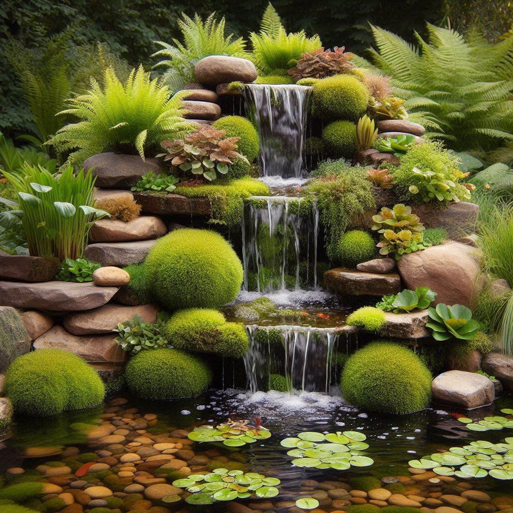 15 Stunning Small Ponds with Waterfalls for Your Yard