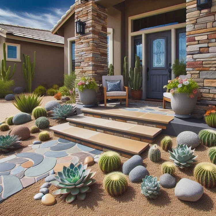 15 Front Yard Landscaping Ideas with Rocks