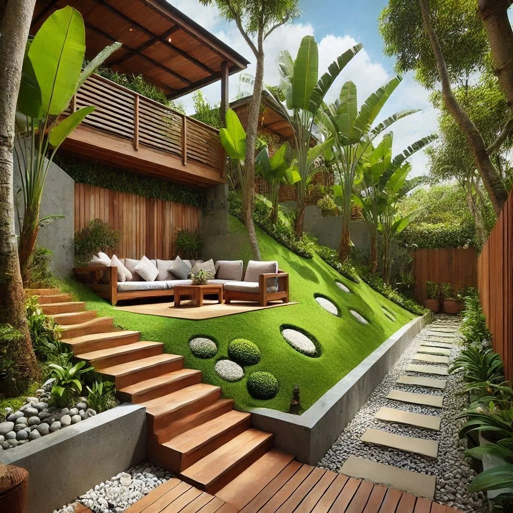15 Sloped Backyard Ideas on a Budget to Transform Your Outdoor Space