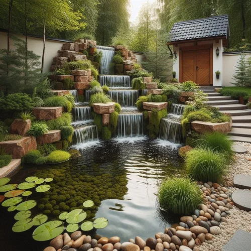 15 Stunning Small Ponds with Waterfalls for Your Yard