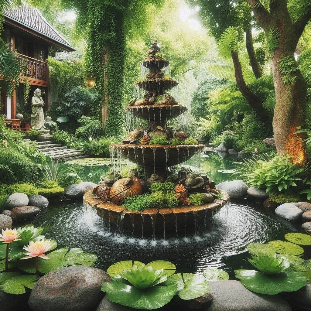 15 Stunning Outdoor Fountain Ideas to Inspire You