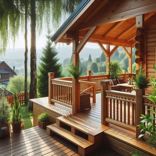 15 Wood Deck Railing Ideas to Inspire You