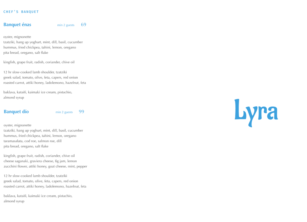 Lyra l Modern Greek Cuisine