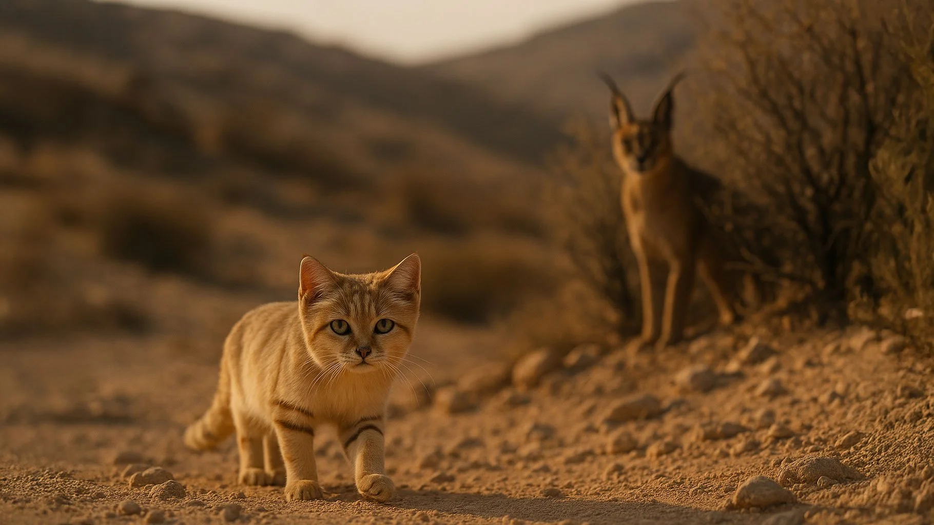 A trail camera in Pakistan captures a possibly extinct sand cat | Big ...