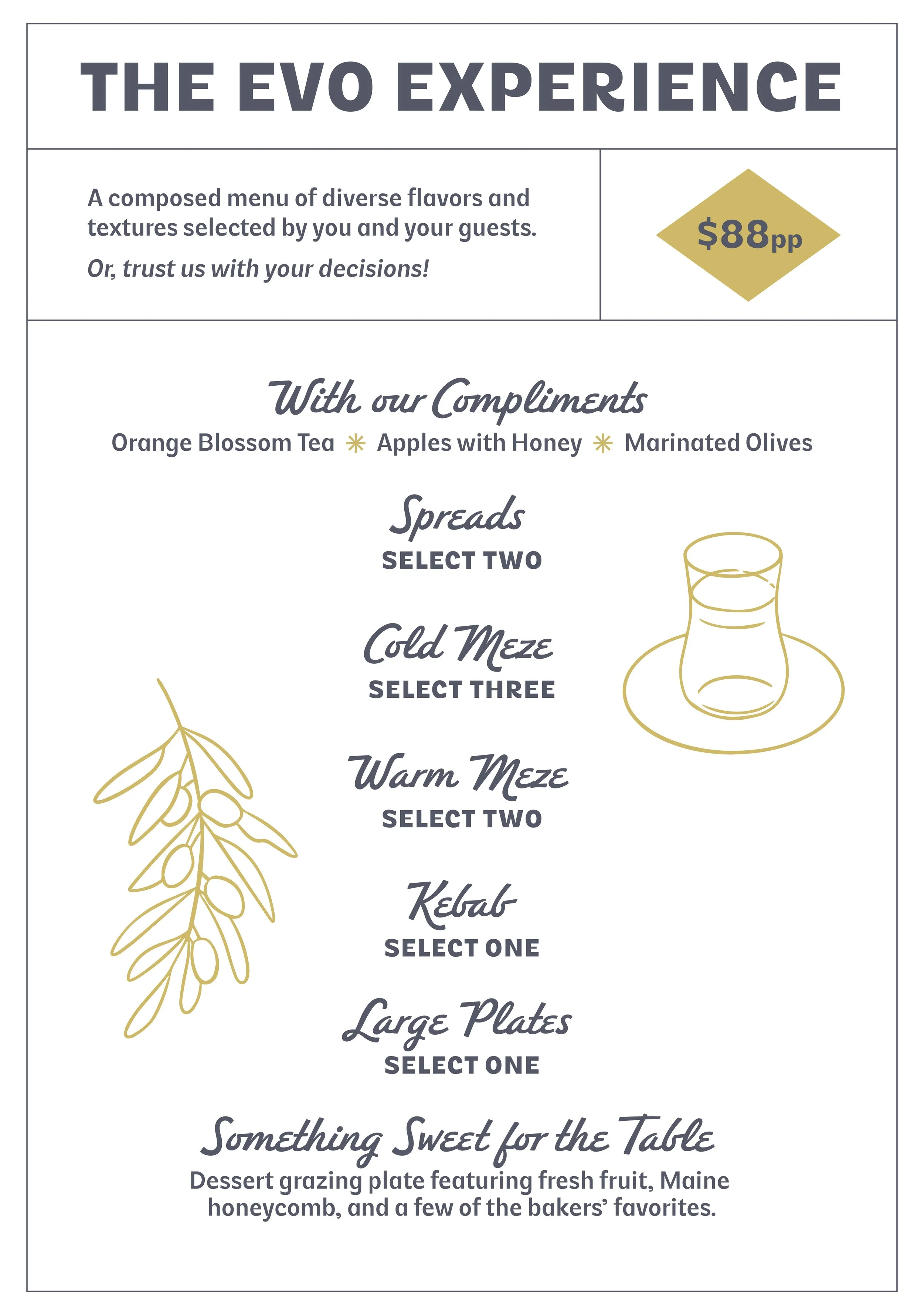 Menu — Evo Kitchen + Bar