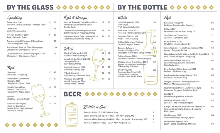 Menu — Evo Kitchen + Bar