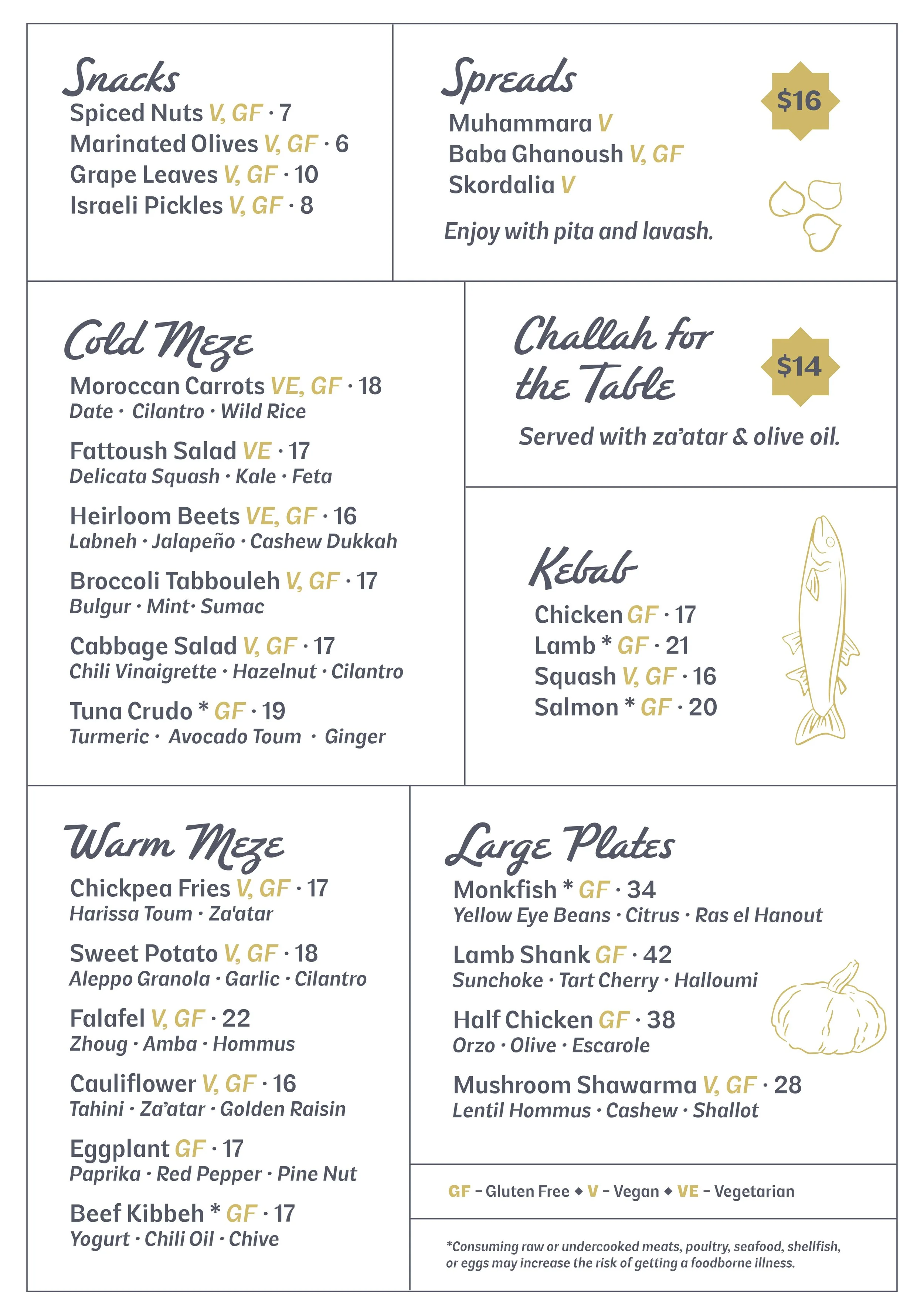 Menu — Evo Kitchen + Bar