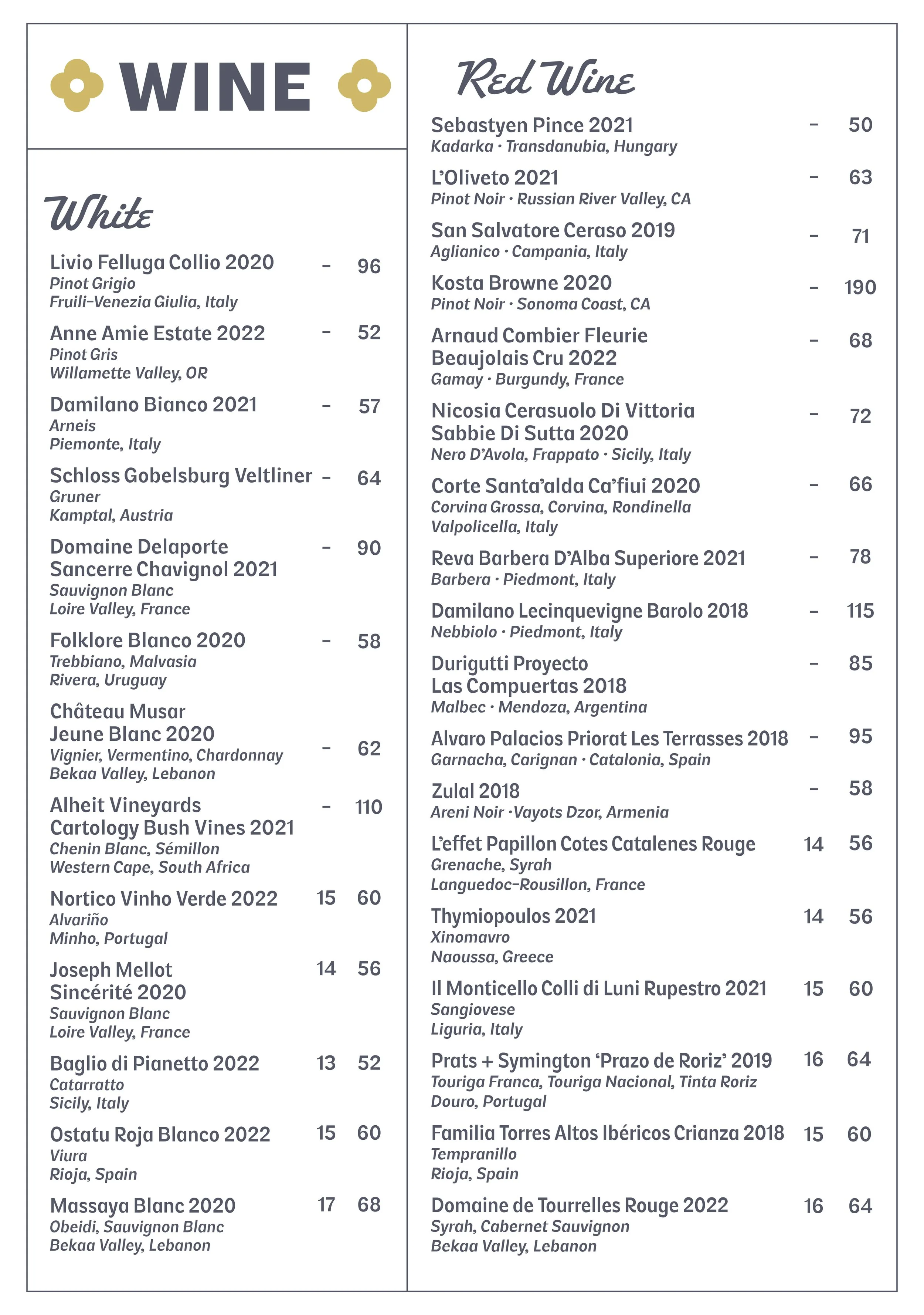 Menu — Evo Kitchen + Bar