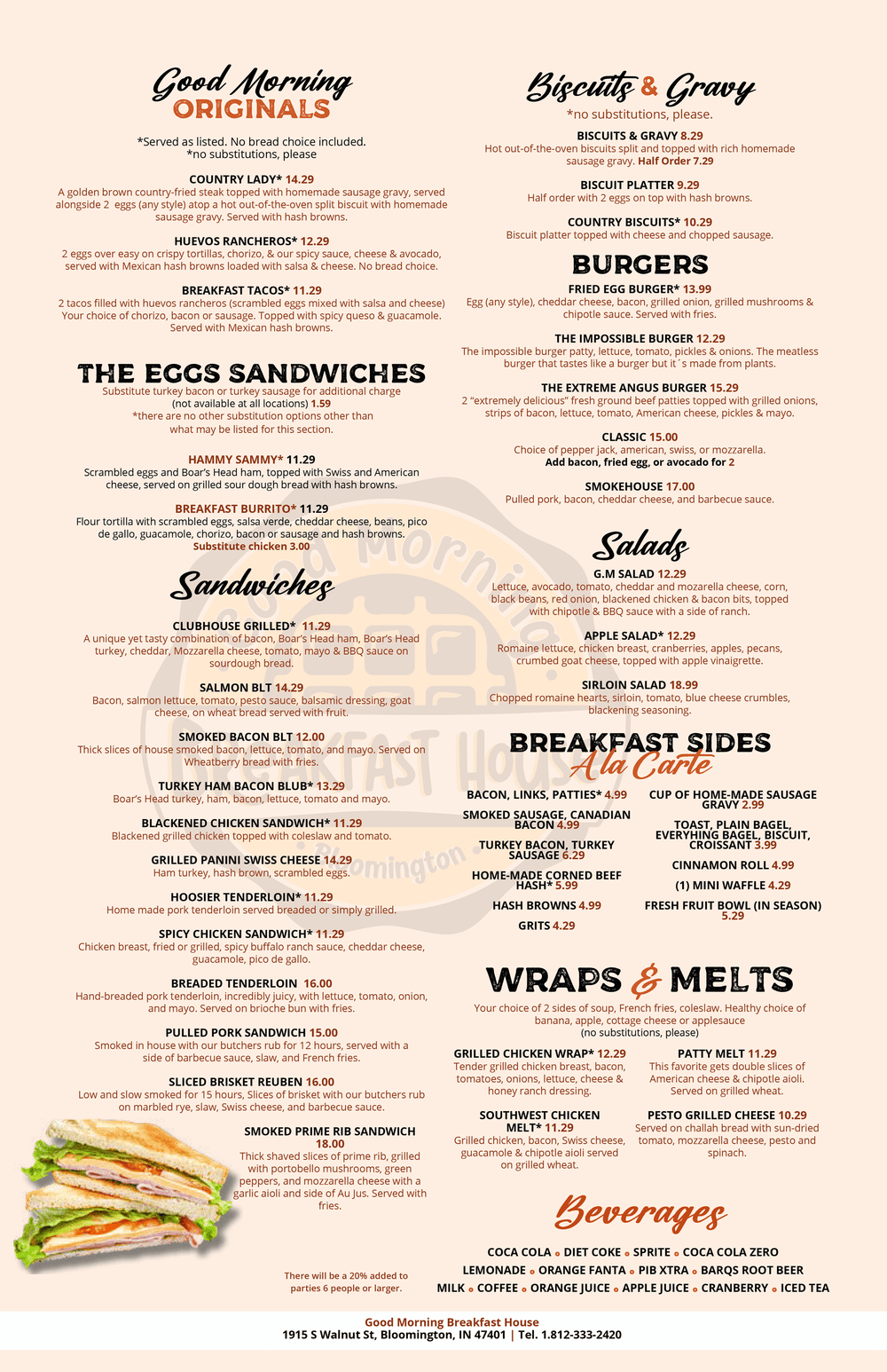 BREAKFAST — LA BODEGA