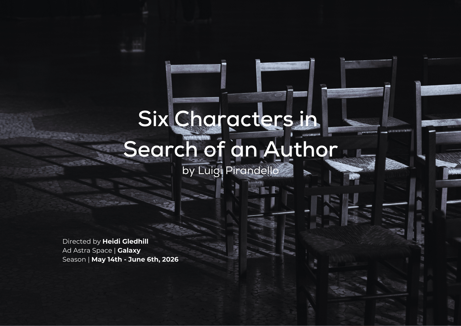 Six Characters in Search of an Author — Ad Astra