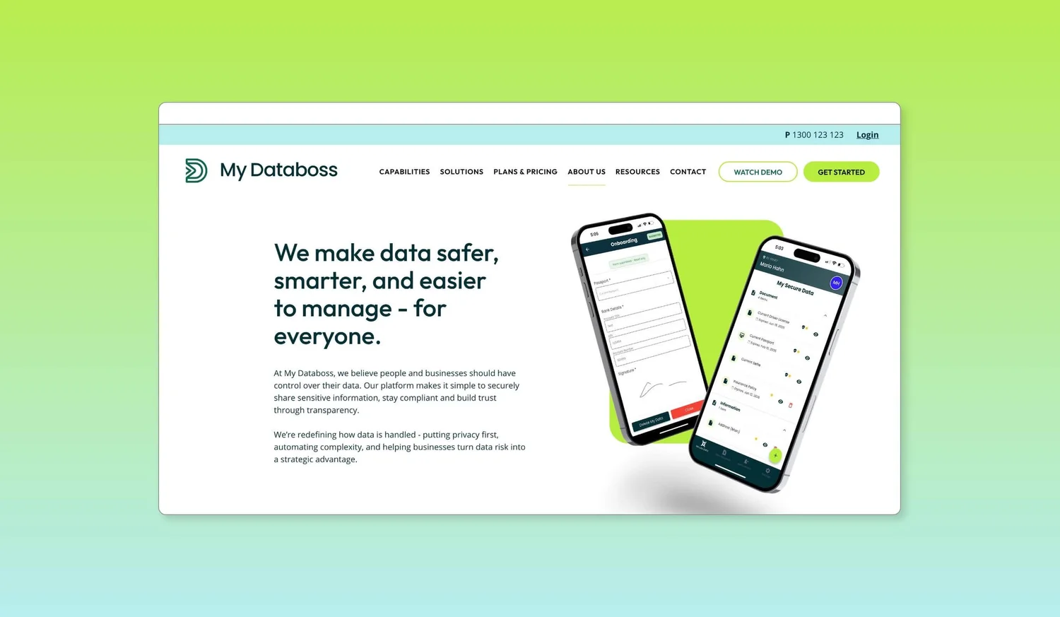 My Databoss — The Design Order