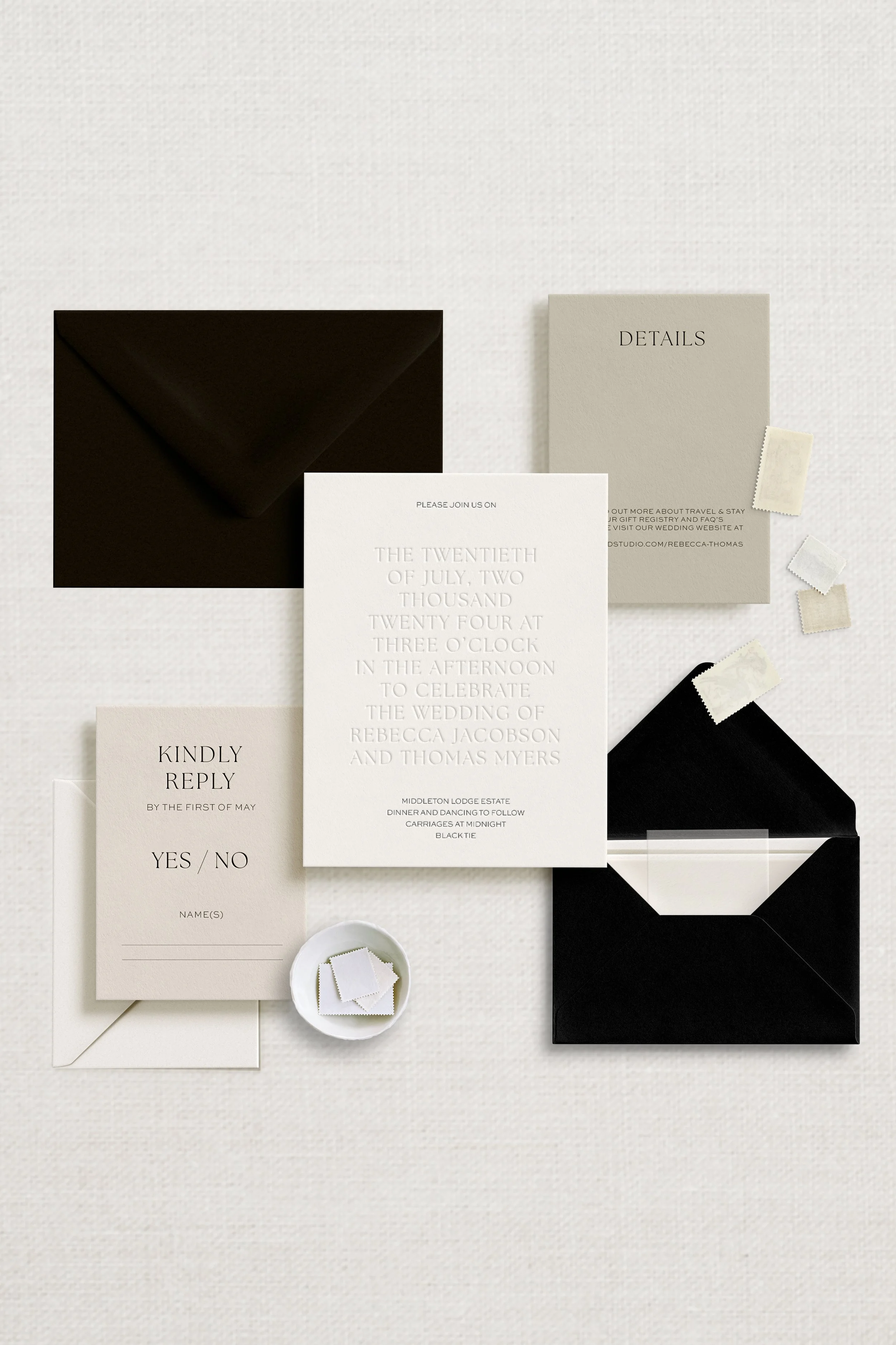 SEMI-CUSTOM INVITATIONS — HOLD STUDIO