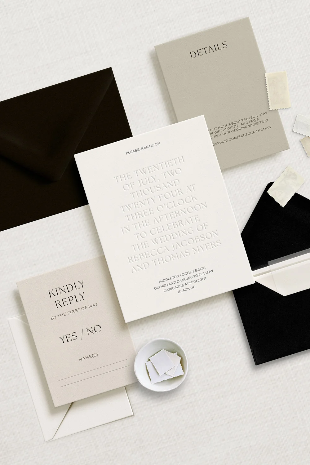 SEMI-CUSTOM INVITATIONS — HOLD STUDIO