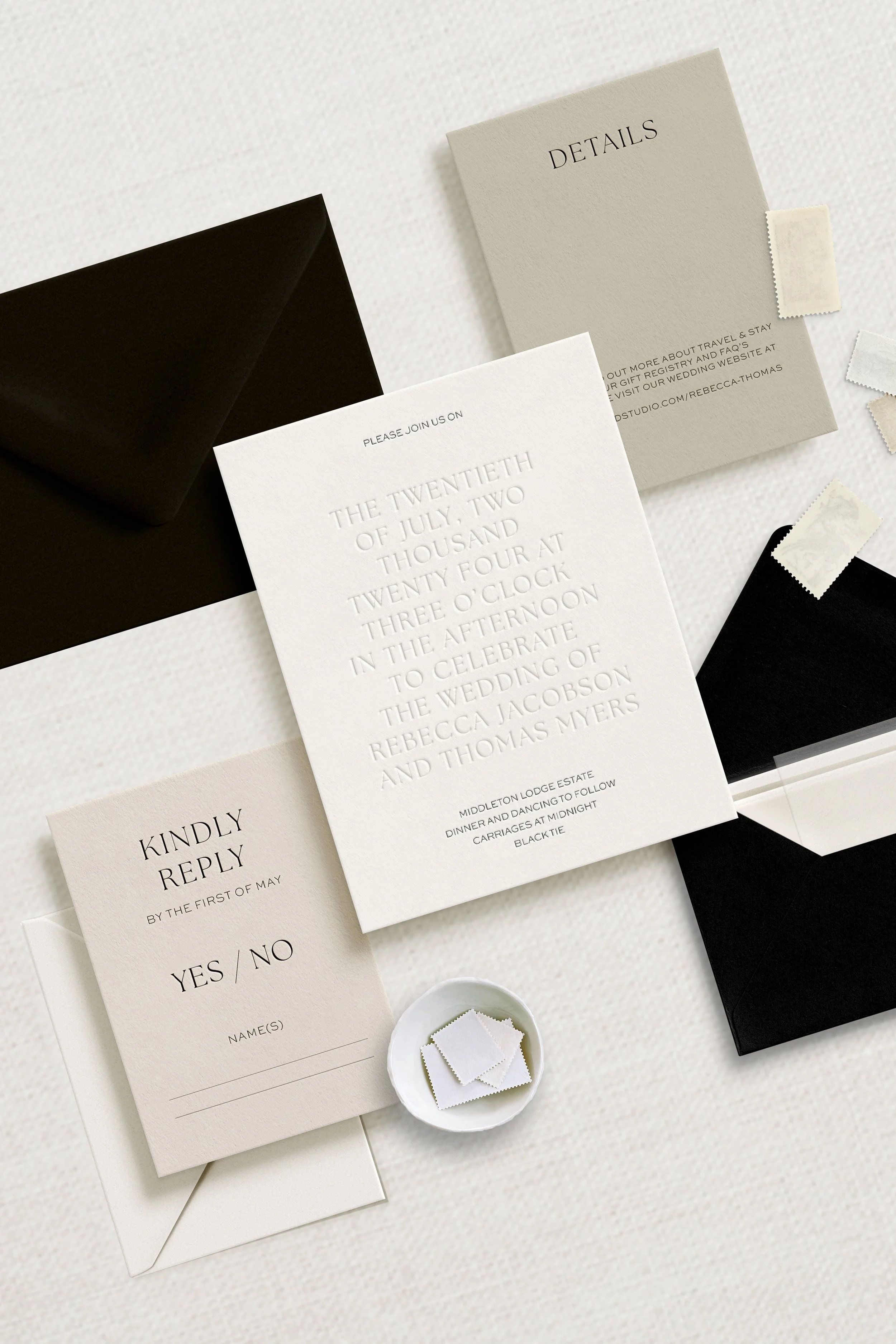 SEMI-CUSTOM INVITATIONS — HOLD STUDIO