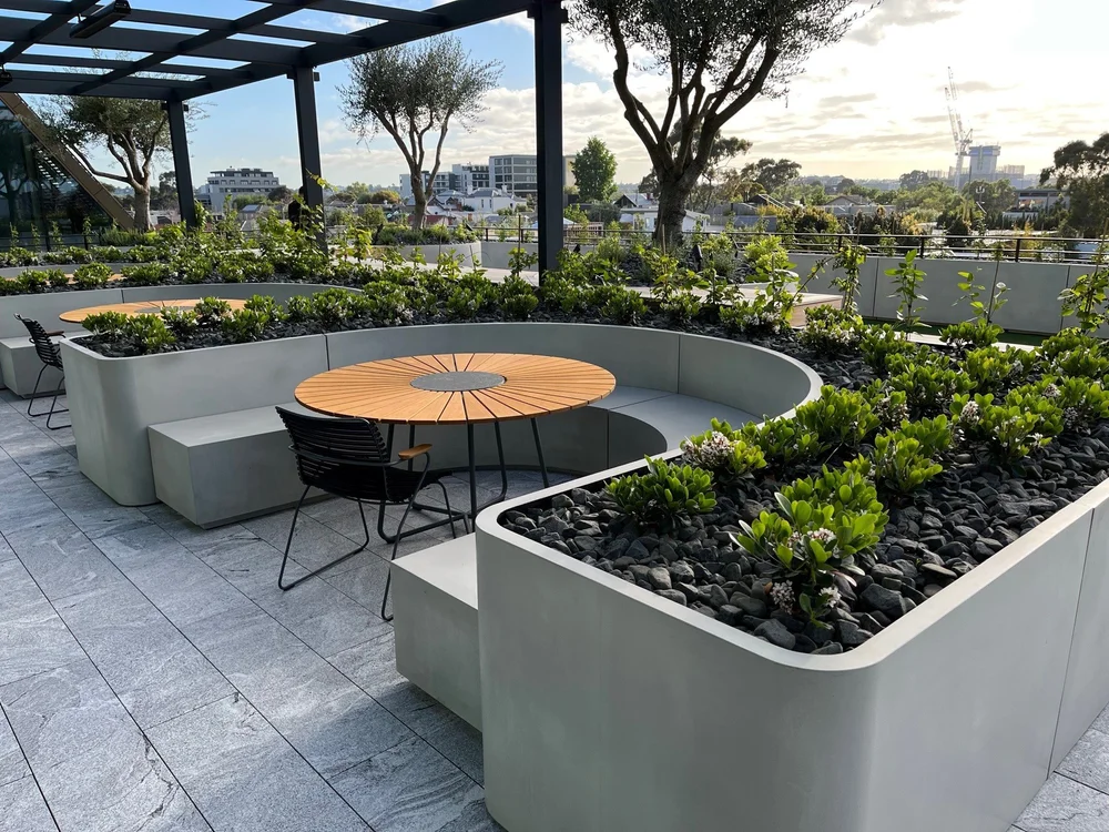 Custom Made GRC Street Furniture | Satu Bumi - Concrete Planter ...