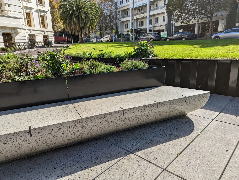 Custom Made GRC Street Furniture | Satu Bumi - Concrete Planter ...
