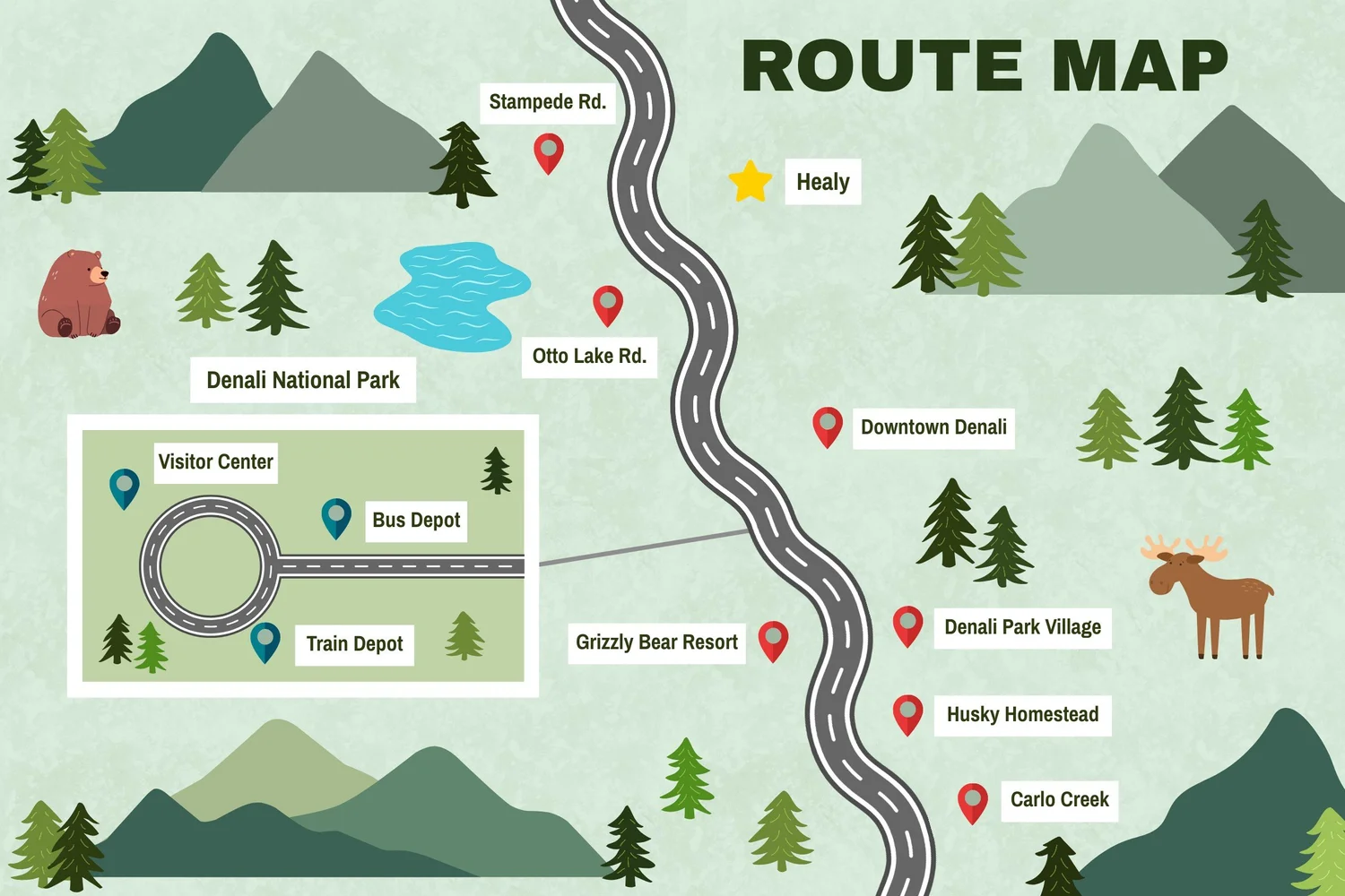 Denali Transit Maps — Denali Transit
