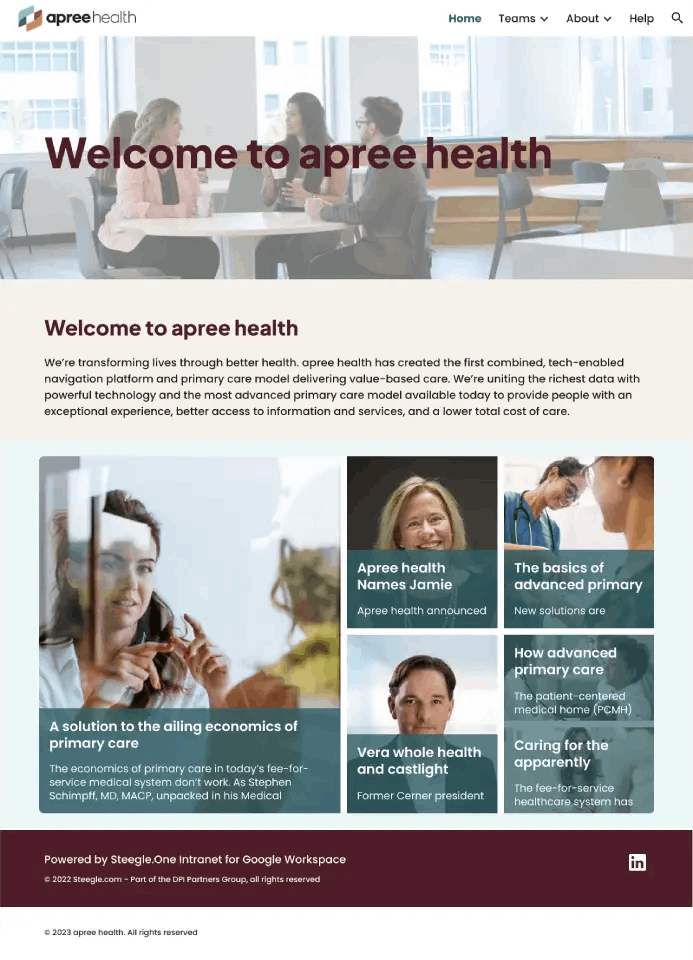 Apree Health Case Study: Innovating Healthcare Solutions | Steegle One ...