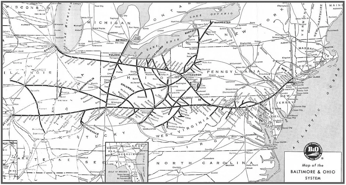 History of the B&O — Baltimore & Ohio Railroad Historical Society