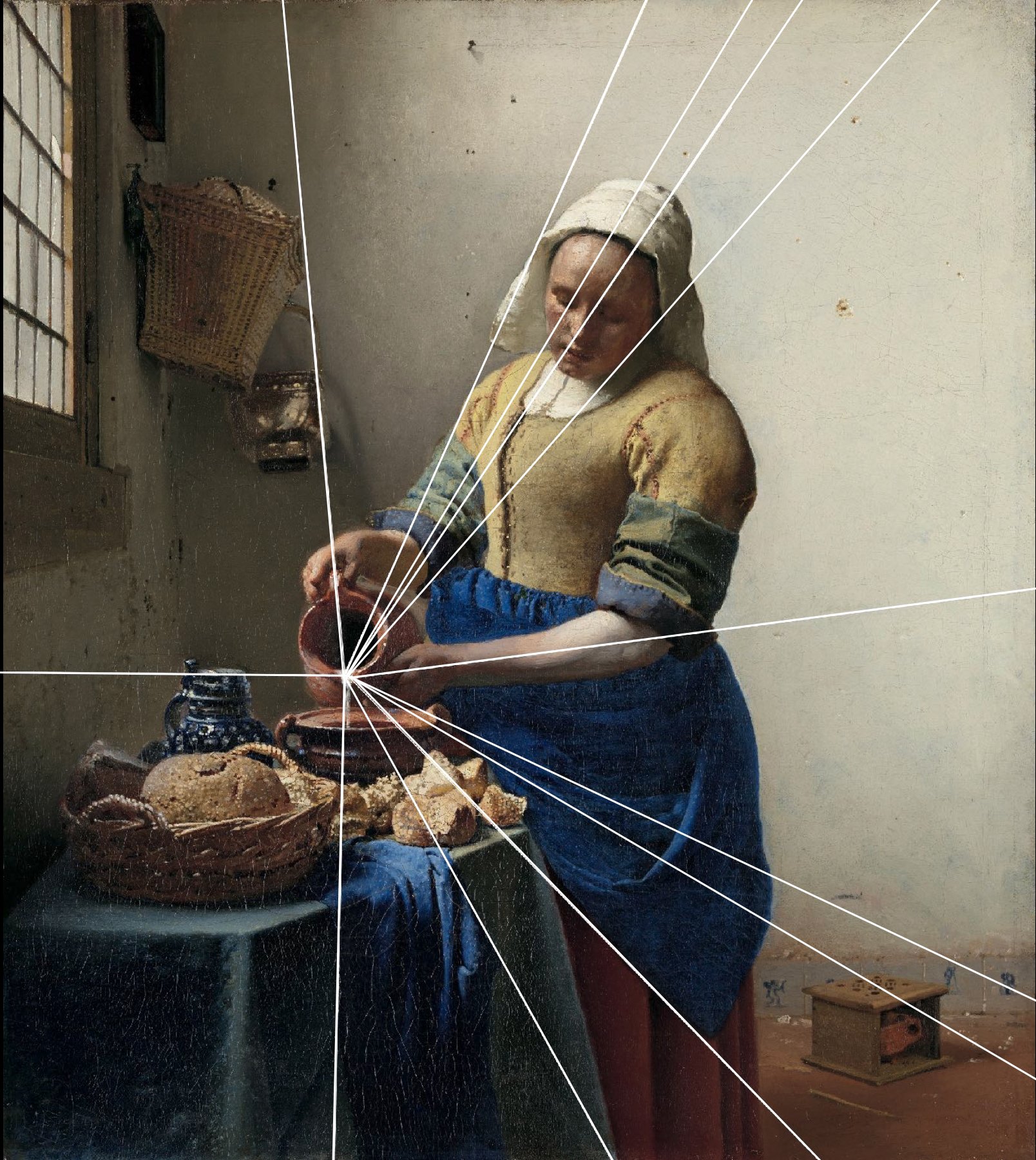Vermeer Milkmaid The Milkmaid By Johannes Vermeer, 3d Printed With