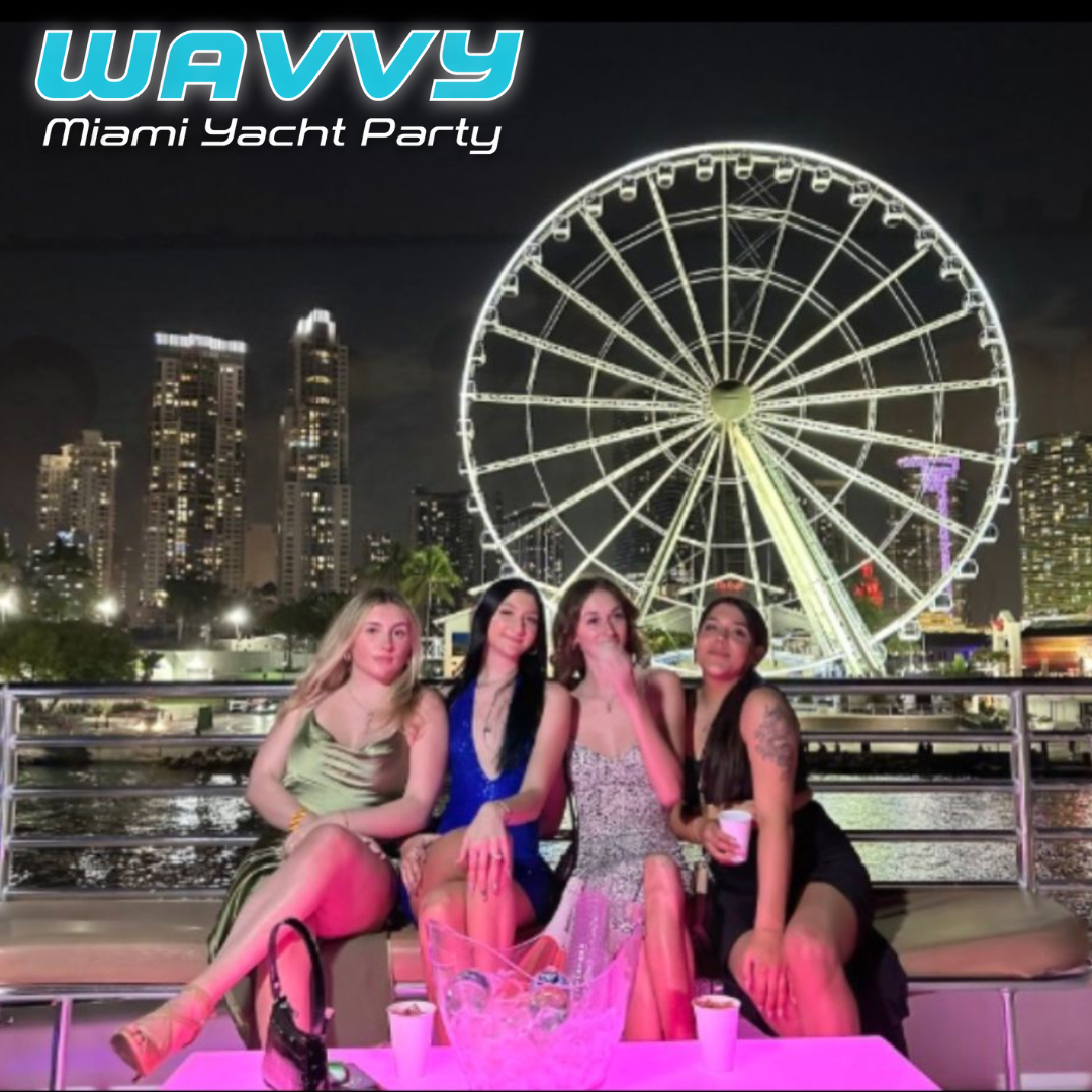 WAVVY Miami Yacht Party - Premium Open Bar & Mega Yacht Experience WAVVY Miami Yacht Party - Premium Open Bar & Mega Yacht Experience