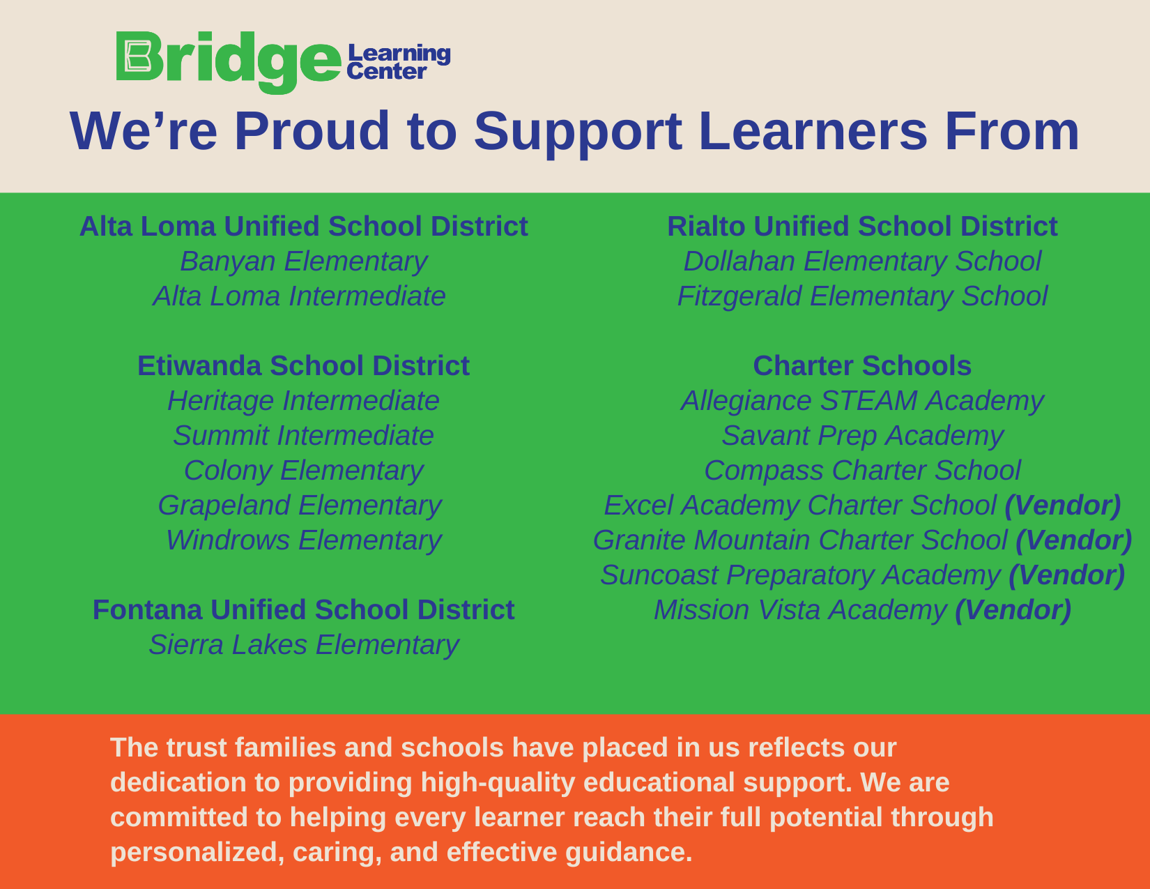 Bridge Learning Center