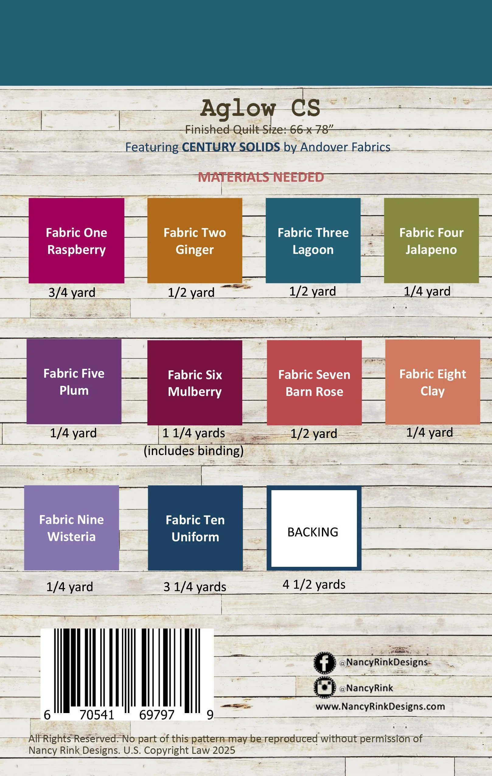 Patterns — Nancy Rink Designs