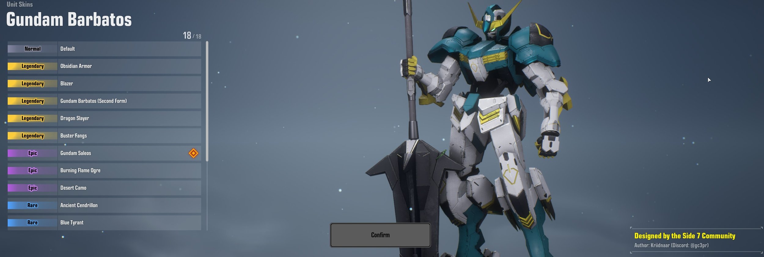 Side 7 — Gundam Evolution Community Servers