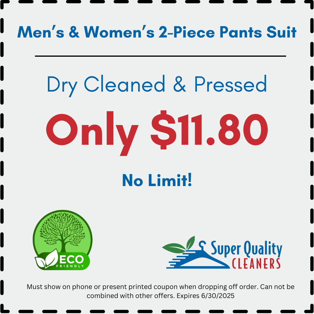 Dry Cleaning Coupons — Super Quality Cleaners