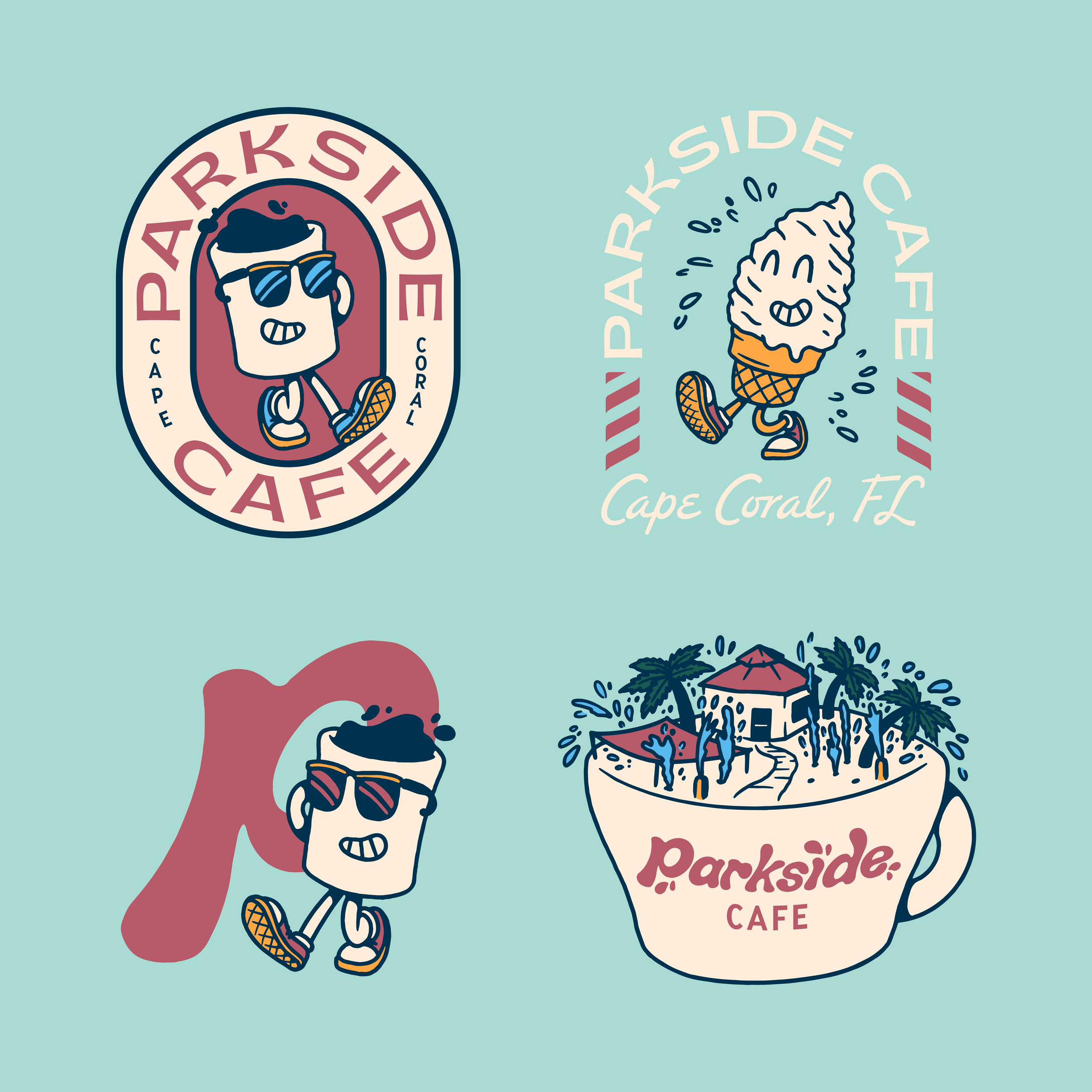 Parkside Cafe Logo Design — Coal Brews