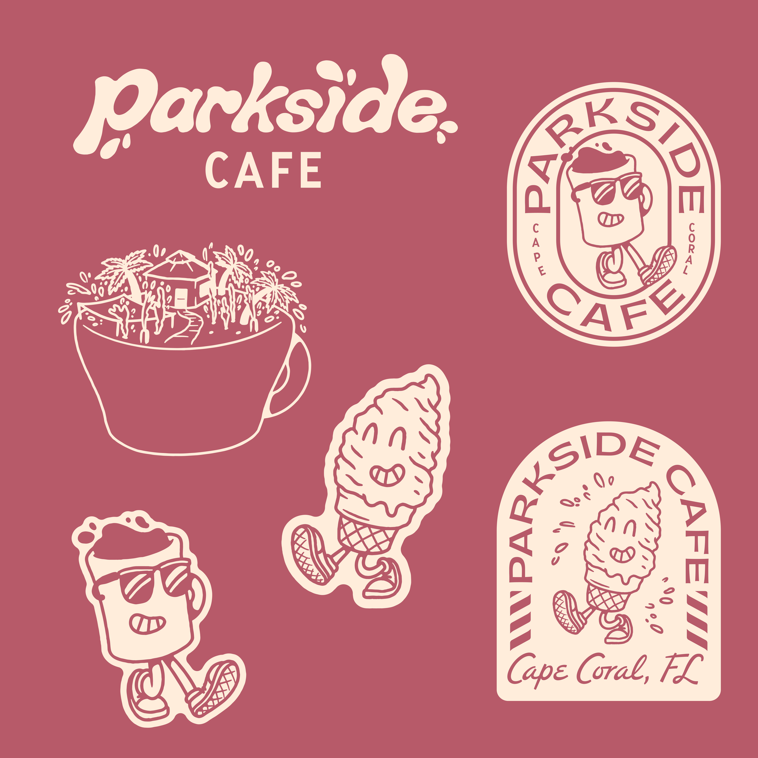 Parkside Cafe Logo Design — Coal Brews