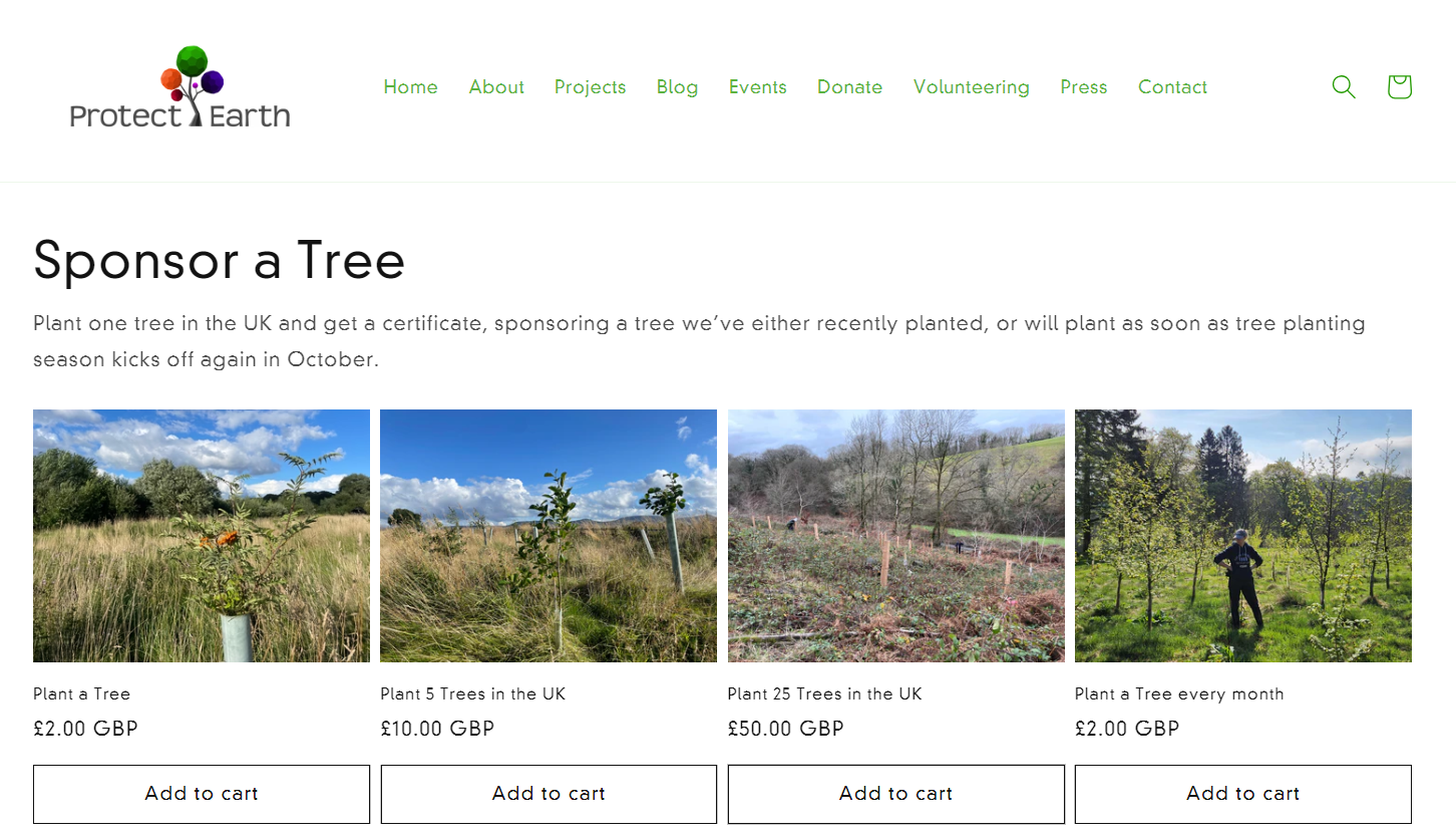 Planting the Future: Support UK Reforestation through Protect Earth's ...