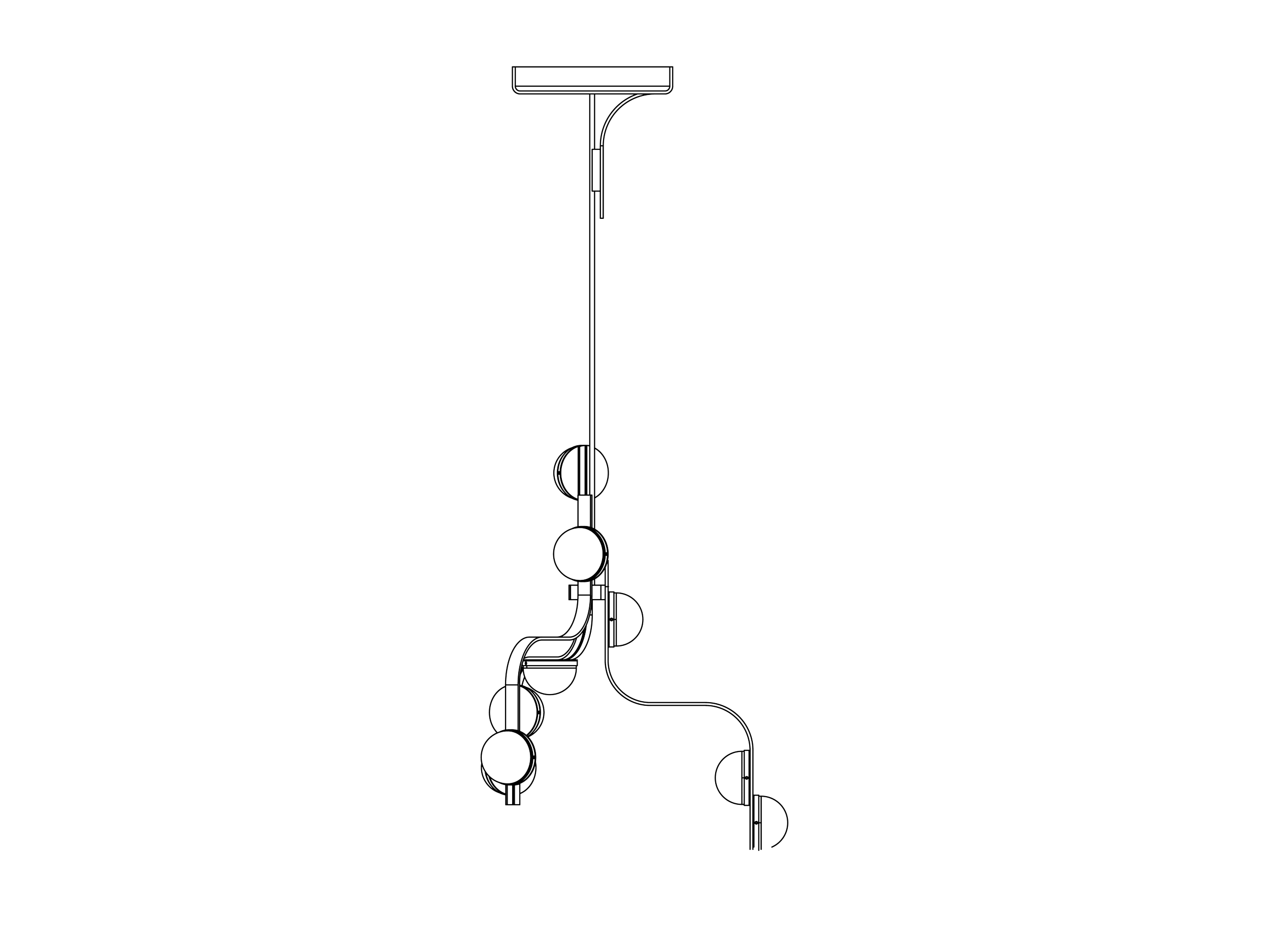 Mega Script Long for Lobmeyr – Elegant Extended Chandelier — Bodo Sperlein