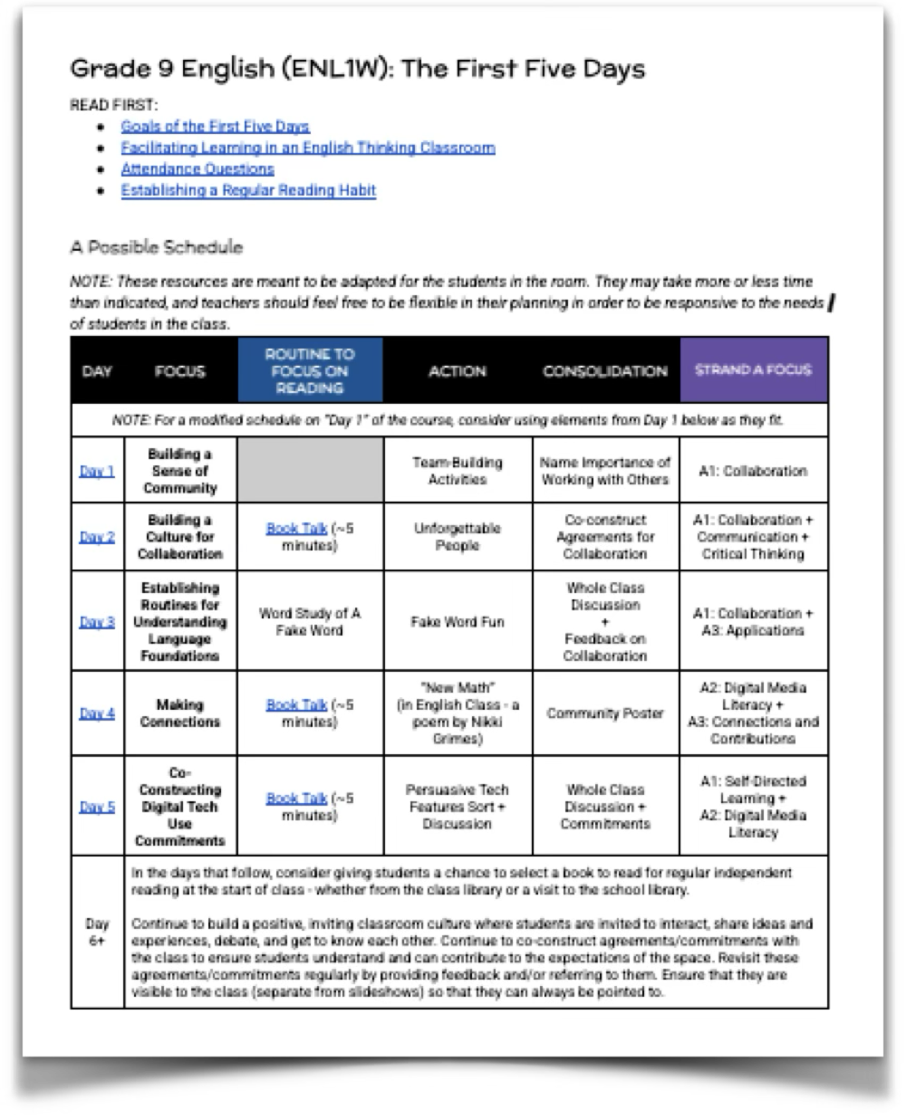 Planning — The Educators' Playground