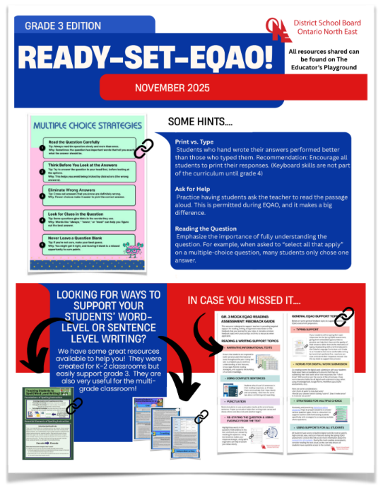 EQAO — The Educators' Playground