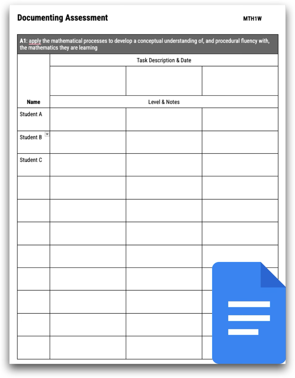 MTH1W — The Educators' Playground