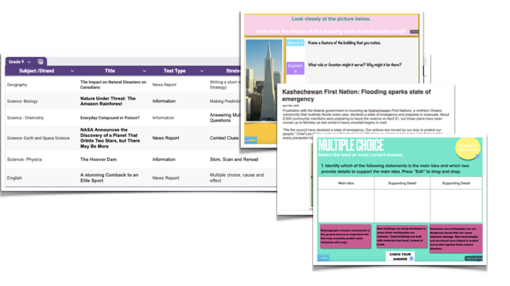 OSSLT Resources 7-10 — The Educators' Playground