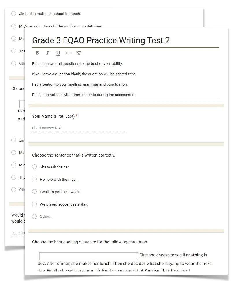 EQAO — The Educators' Playground