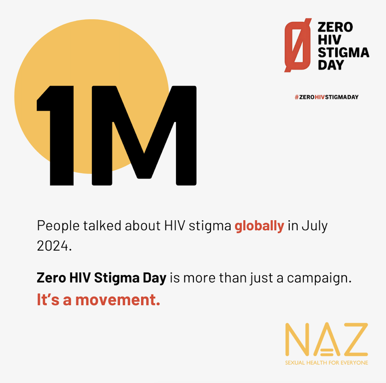 Zero HIV Stigma Day - The global campaign dedicated to ending HIV stigma