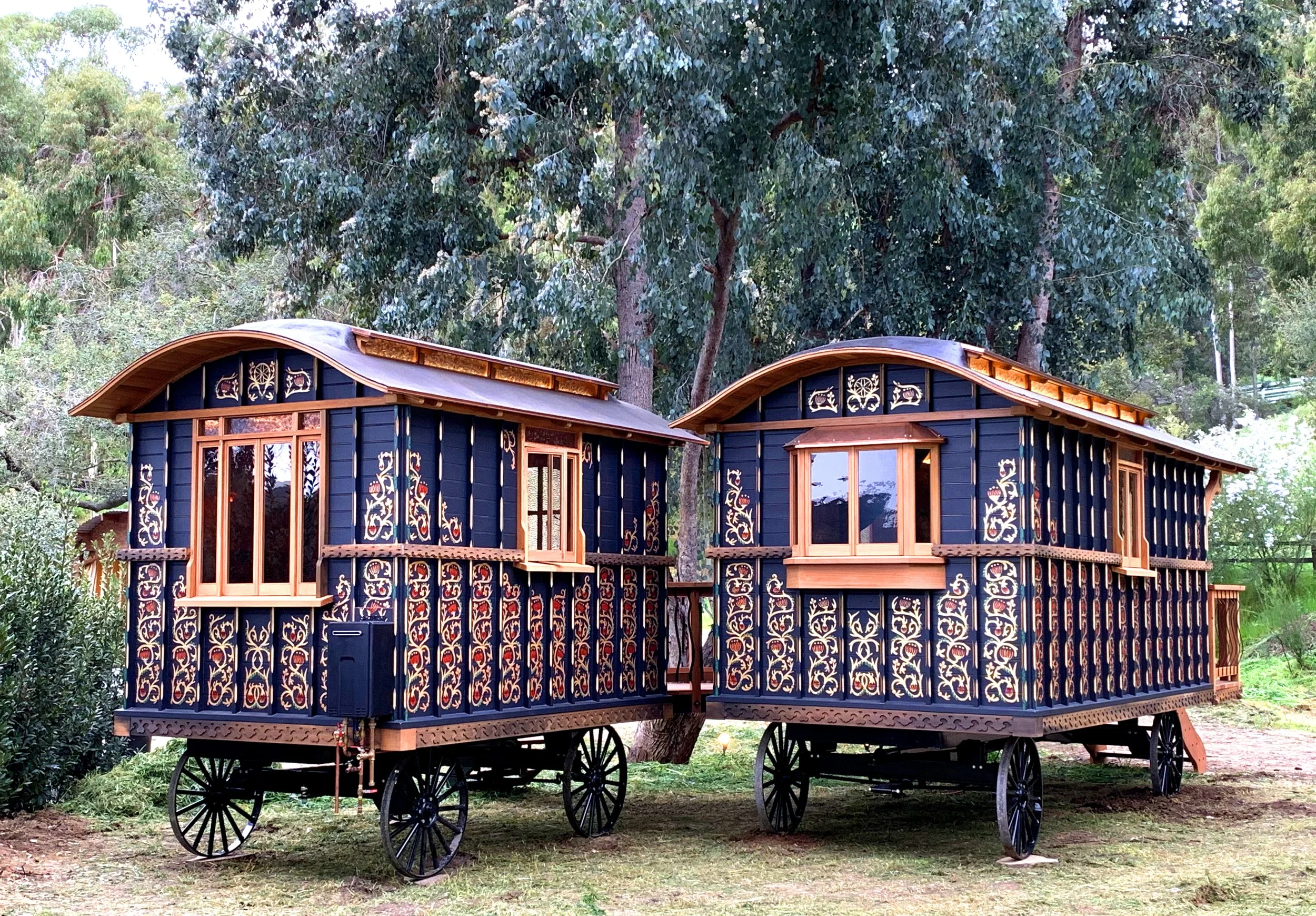 Custom Redwood Victorian Millwork - Mad River Millwork