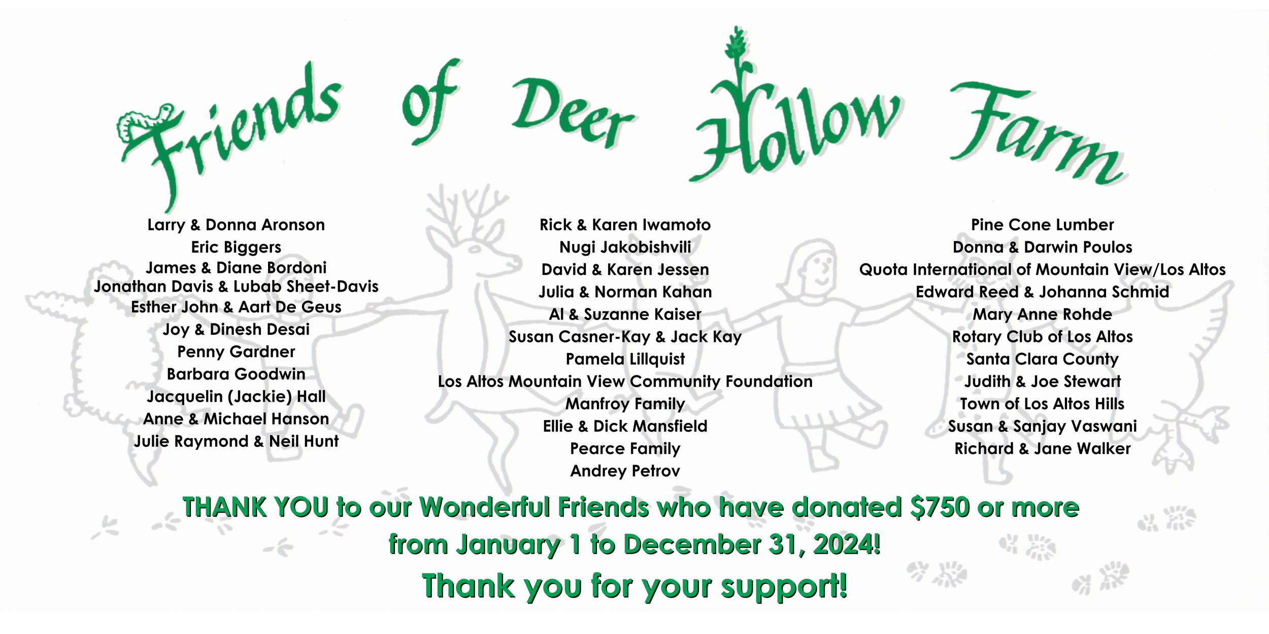Make a Gift — Friends of Deer Hollow Farm