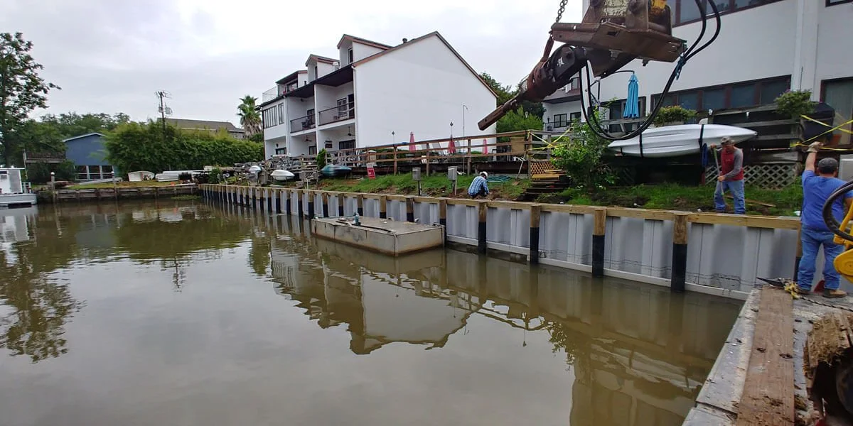 Bulkhead Repair and Construction Estimate in New Orleans area — Gill's ...