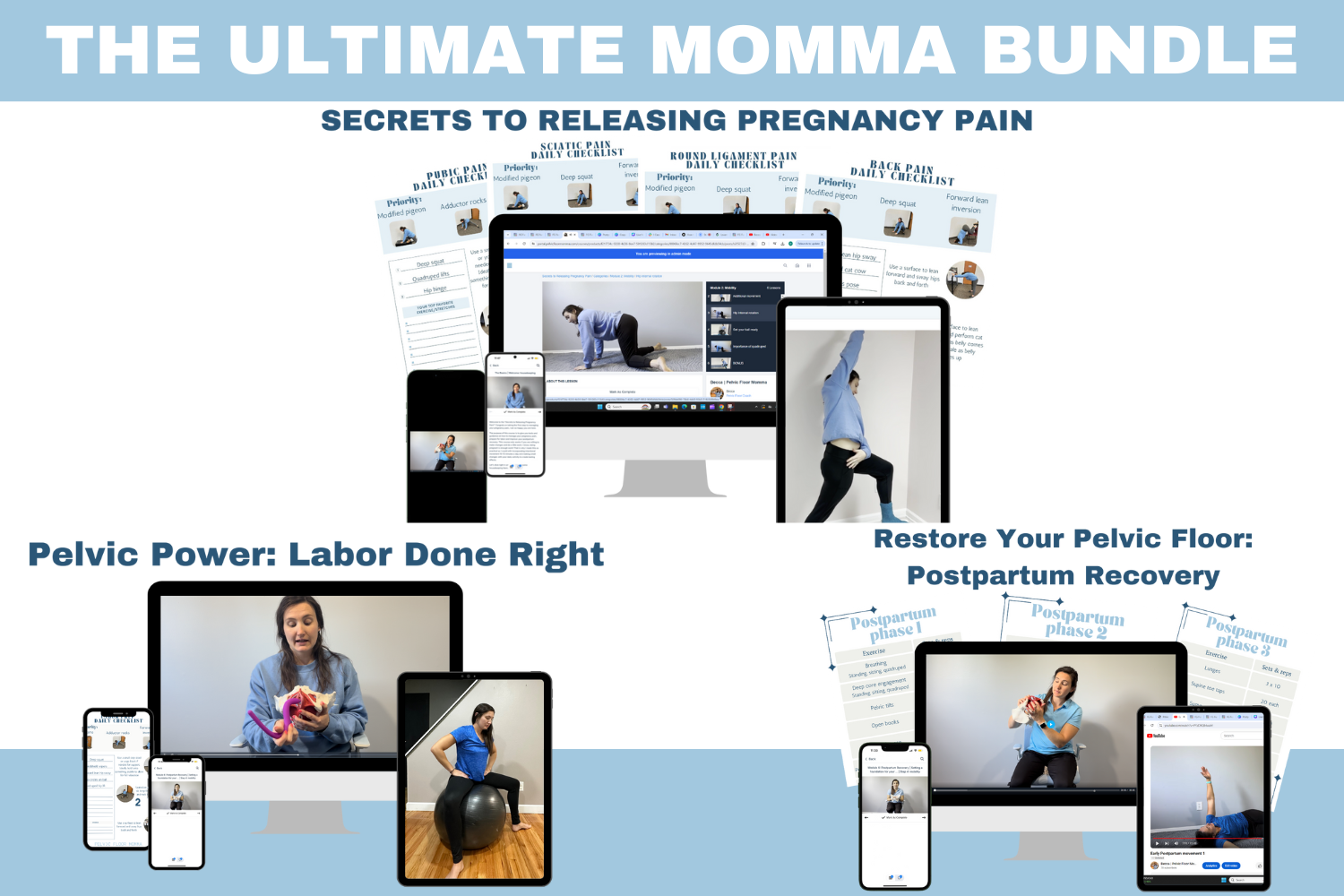 Pregnancy Programs | Find Relief Today — Pelvic Floor Momma